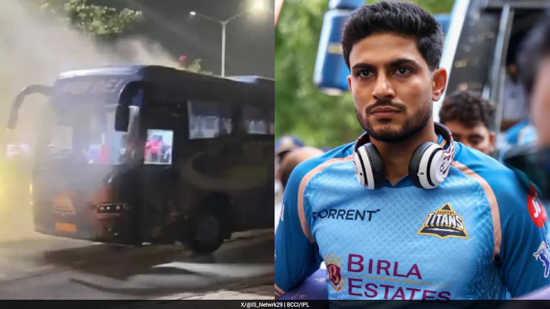 Lucky escape for Gujarat Titans players: Team bus catches fire after ...