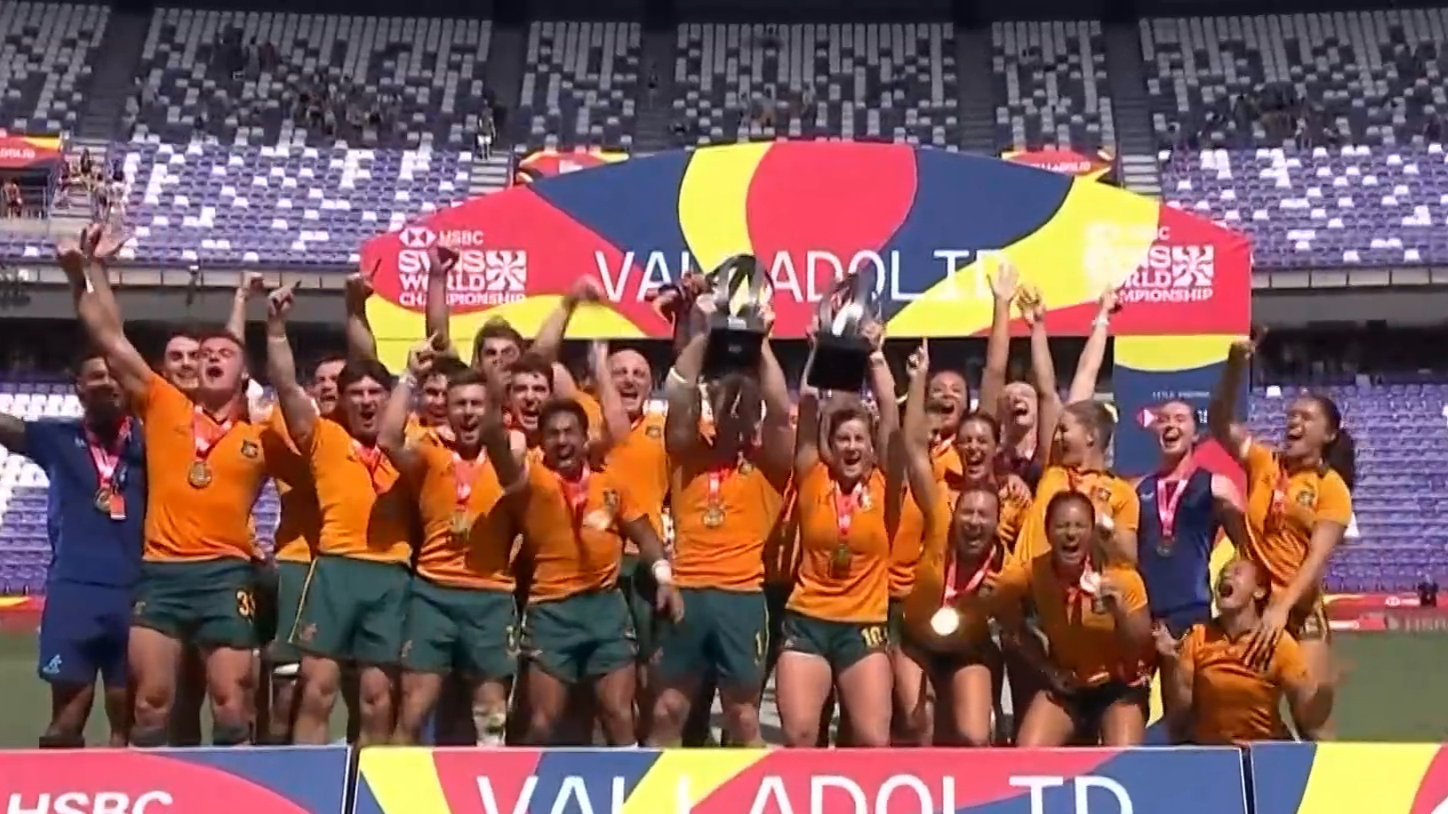 Aussies win double Sevens titles