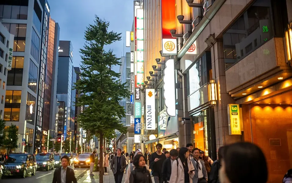 Ginza through history, luxury and flavor