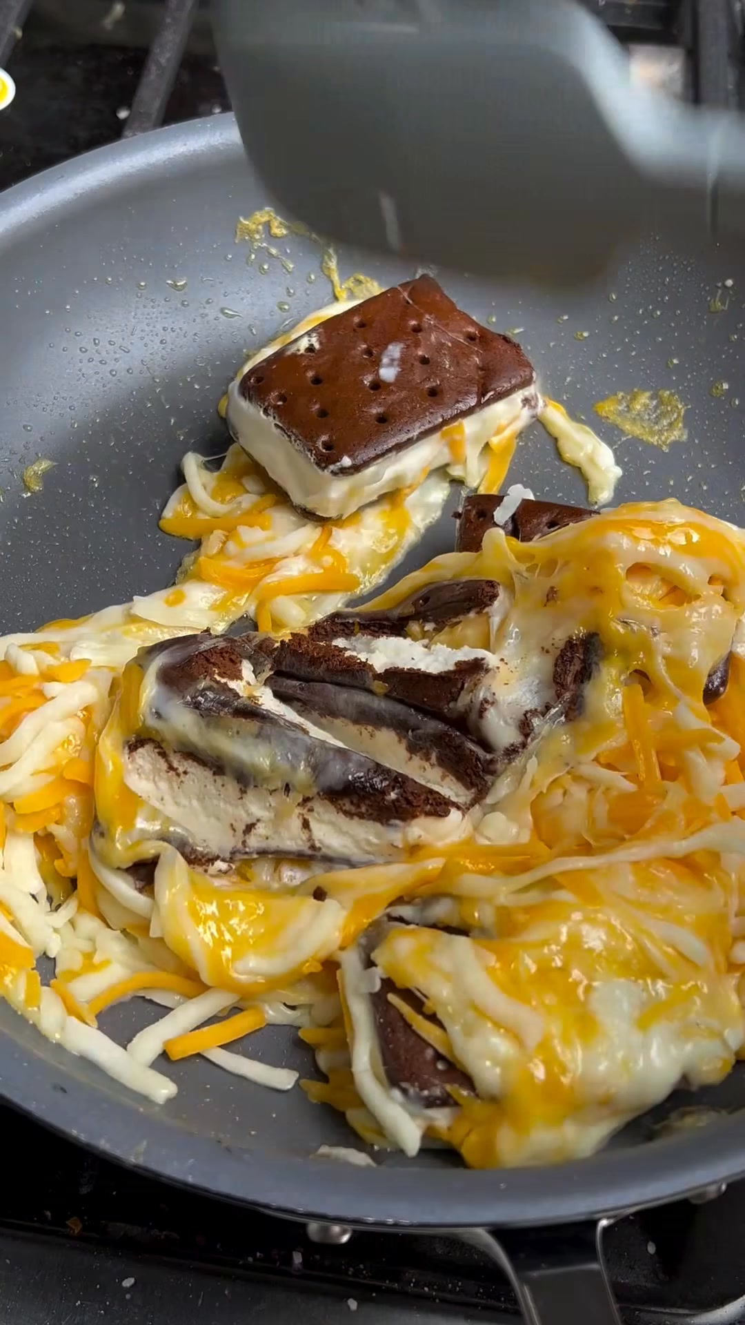 New York ice cream breakfast omelette