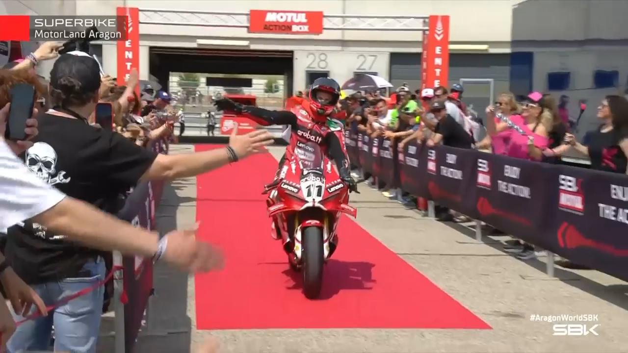Bulega roars to 22nd straight Superbike World Championship victory