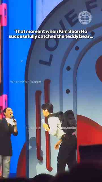Kim Seon Ho tries the Boom Shakalaka challenge at Love Factory fan meet ...