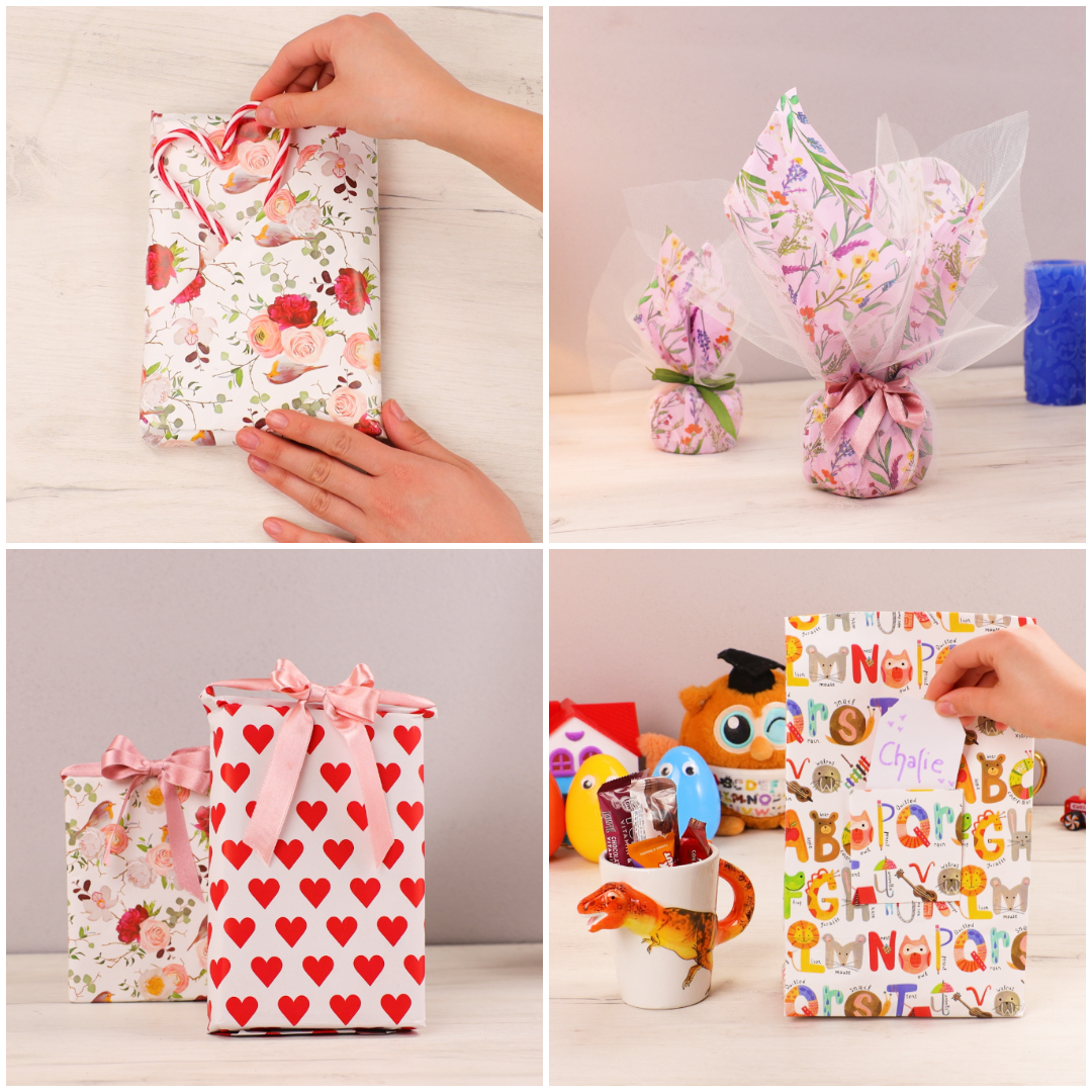 Easy way to wrap gifts to impress! 🎁