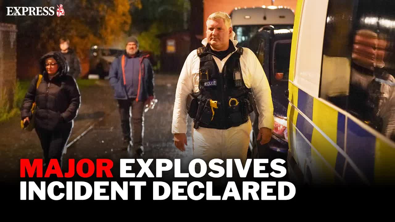 Major incident in Derby as 200 homes evacuated and two arrested in ...