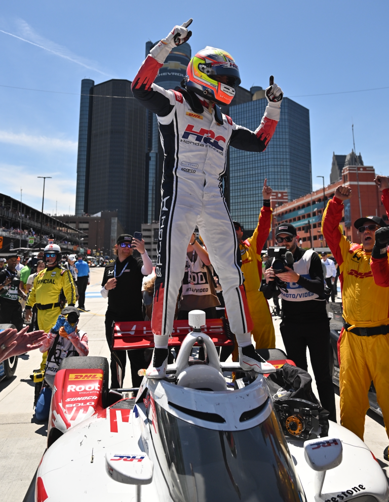 Pole-sitter Palou races to Detroit Grand Prix win: 'Very tough today'