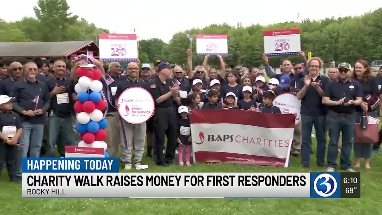 Charity walk in Rocky Hill raises funds for first responders