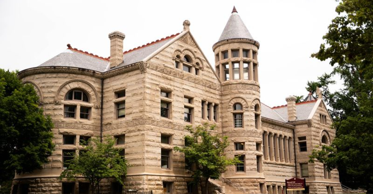 This grand Indiana University historic library looks exactly like a ...