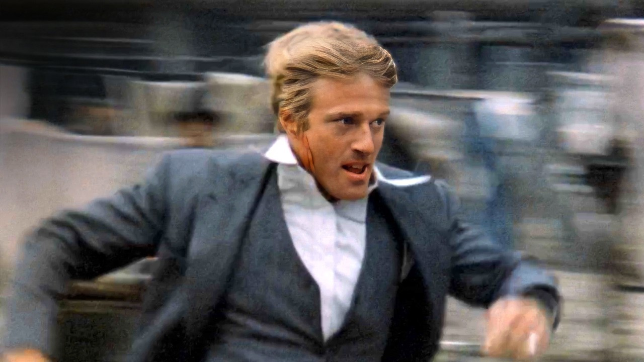 Hooker is chased by the FBI (Robert Redford) The Sting (1973) 4K