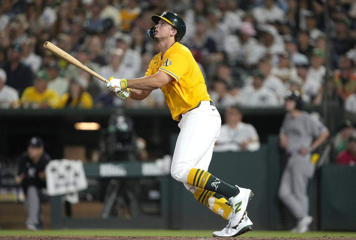 A's start hot, survive late Yankees push to break 4-game losing streak ...