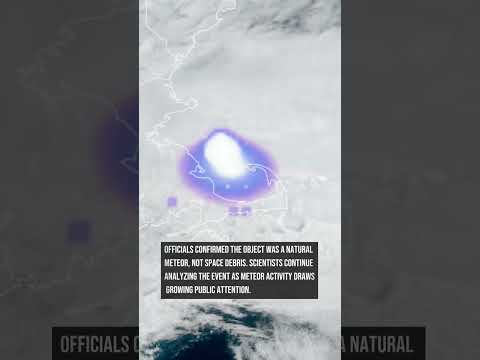 A meteor exploded off the coast of Massachusetts, creating a massive ...
