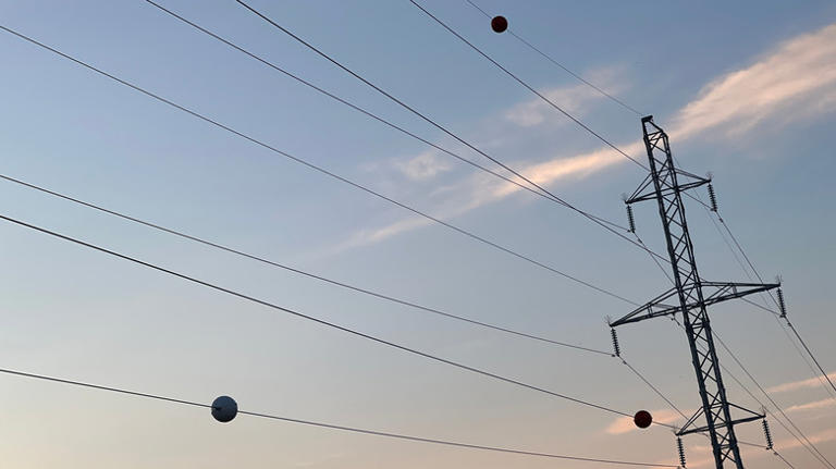 The reason power lines have orange balls is almost as interesting as ...
