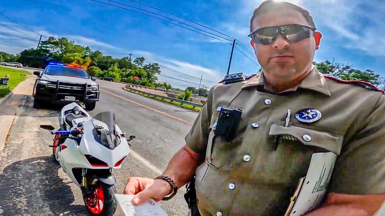 Bikers vs cops: Wild interactions of 2023!