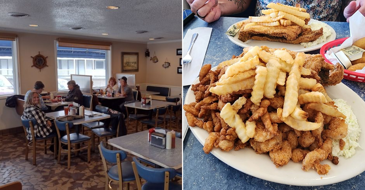 This North Carolina landmark serves a Calabash-style seafood feast so ...