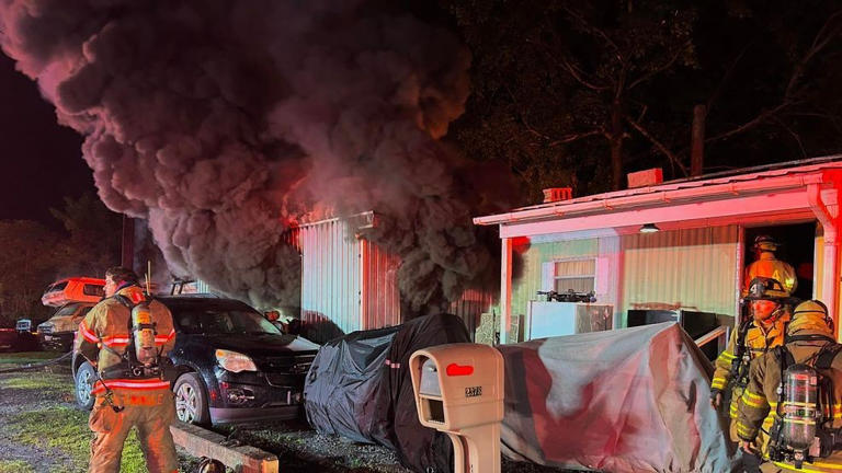Campers, garage 'total loss' after overnight fire in Mifflin County