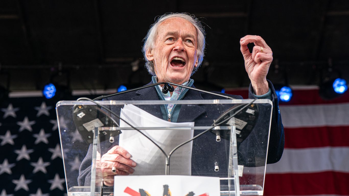 Ed Markey will not leave the stage