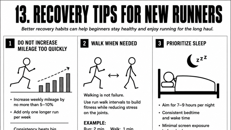 Recovery tips for new runners