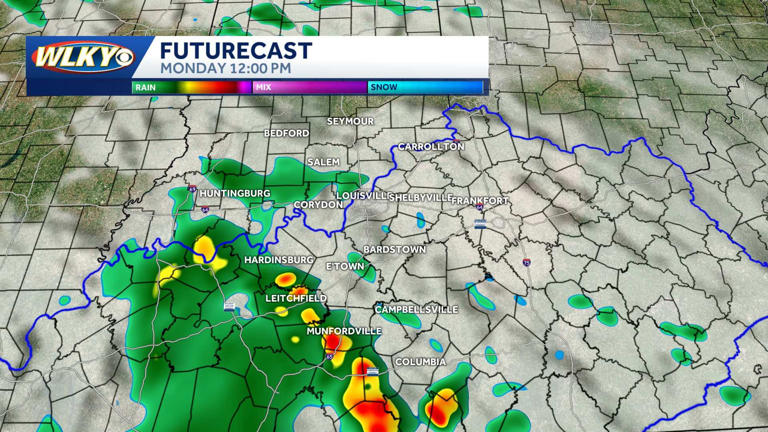 Weekend weather planner: Staying dry this evening but a few showers Monday
