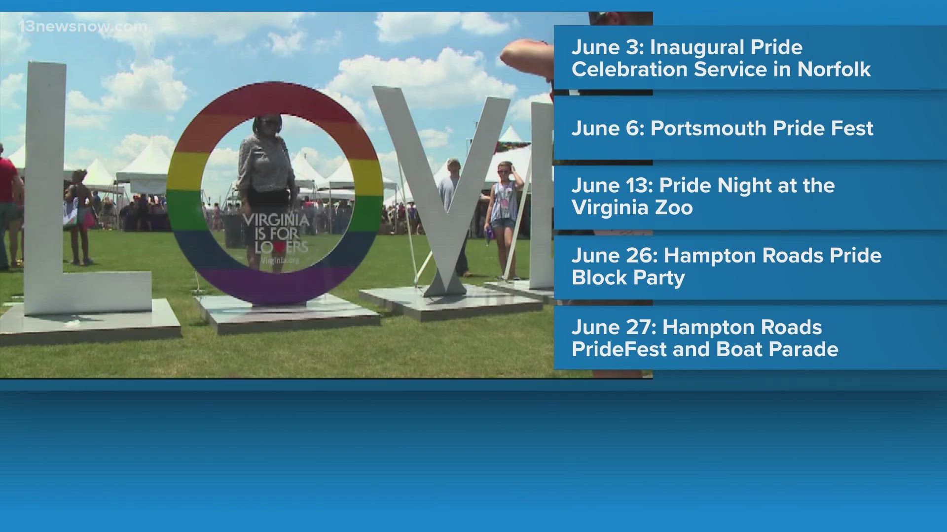 Pride Month events planned across Hampton Roads