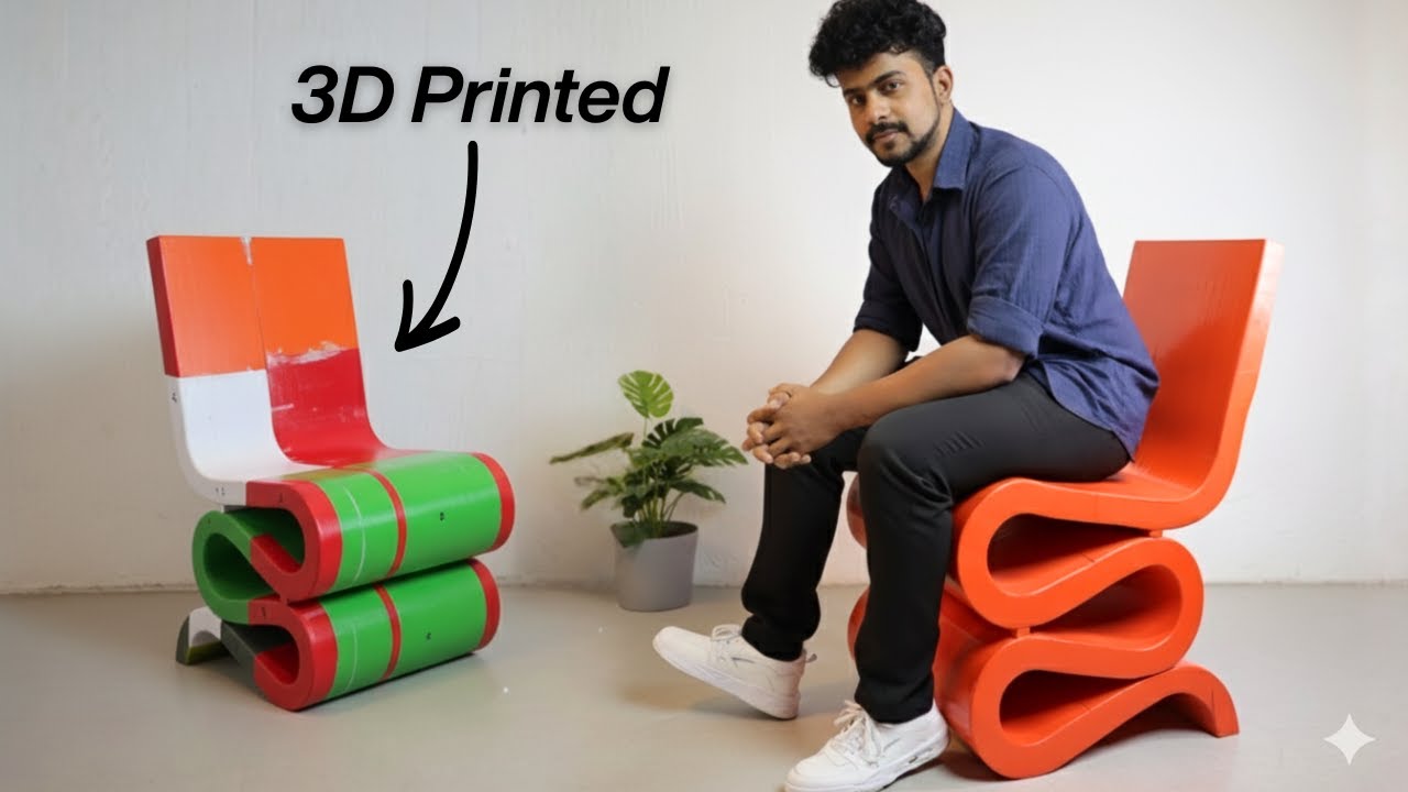 I 3D printed ₹1 lakh chair!