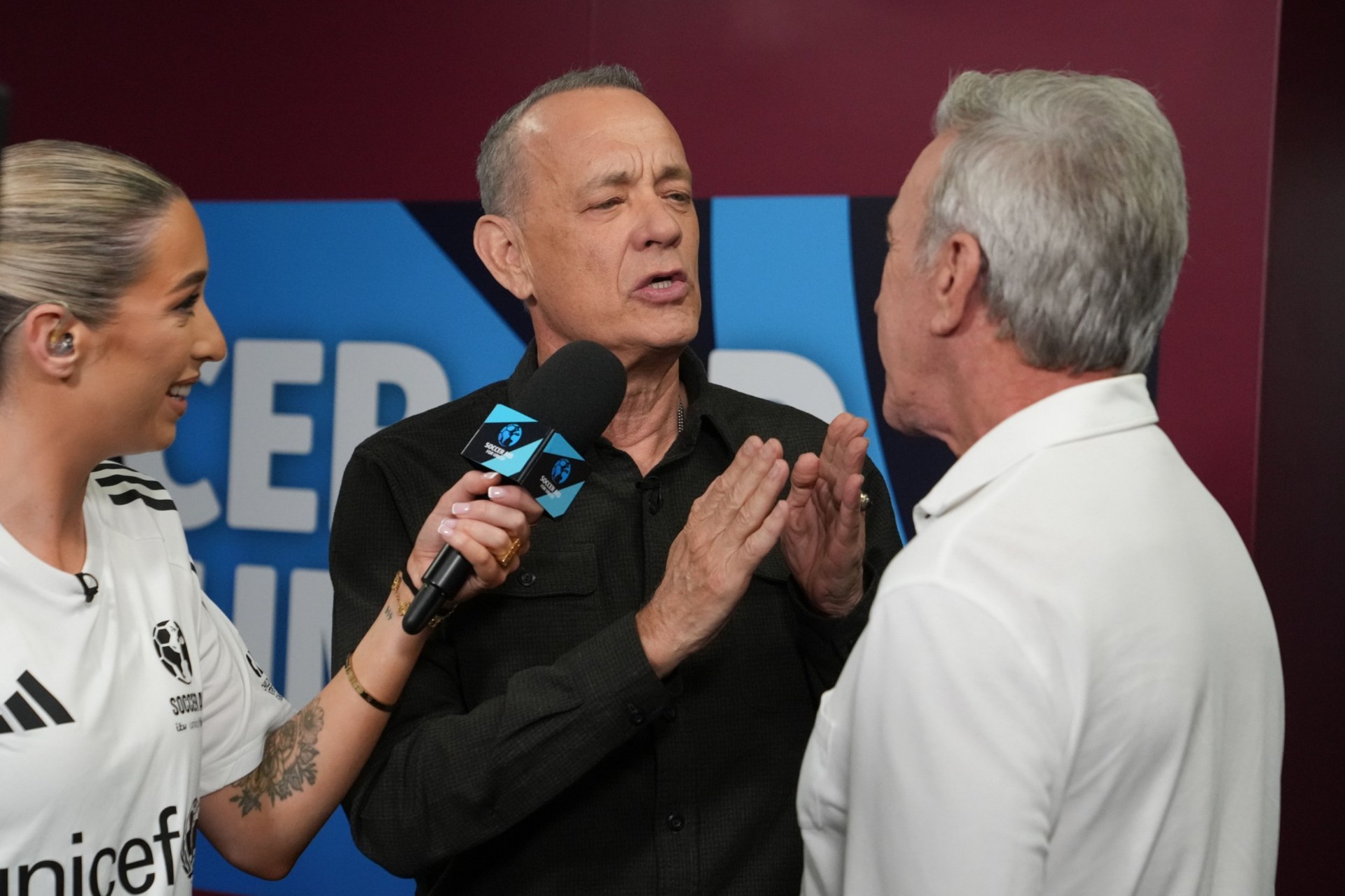 Soccer Aid viewers cringe over bewildered Tom Hanks and Tim Allen’s cameos