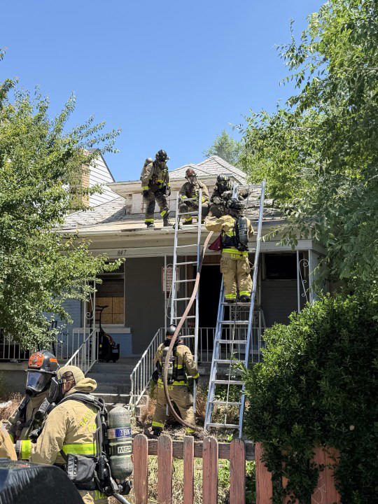 Crews on scene of house fire in Salt Lake City, avoid area