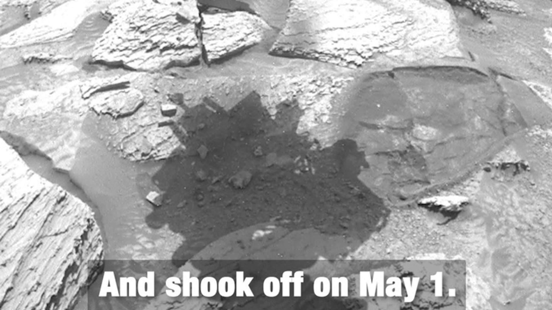 When the Mars rover got a 'pet rock'