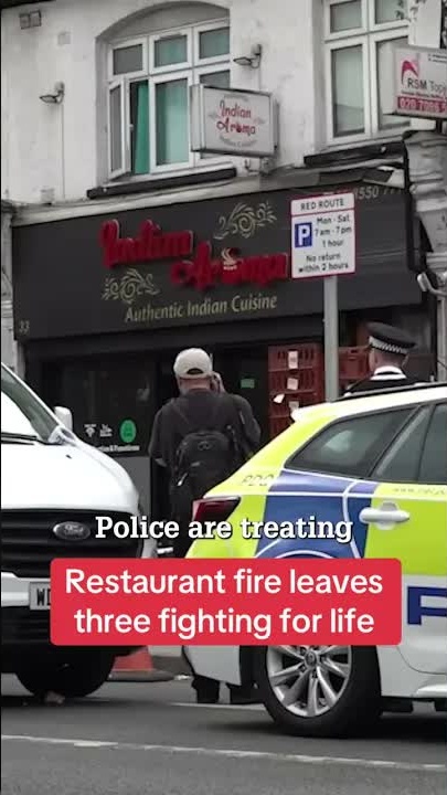 Restaurant fire leaves three fighting for life #themirror #news
