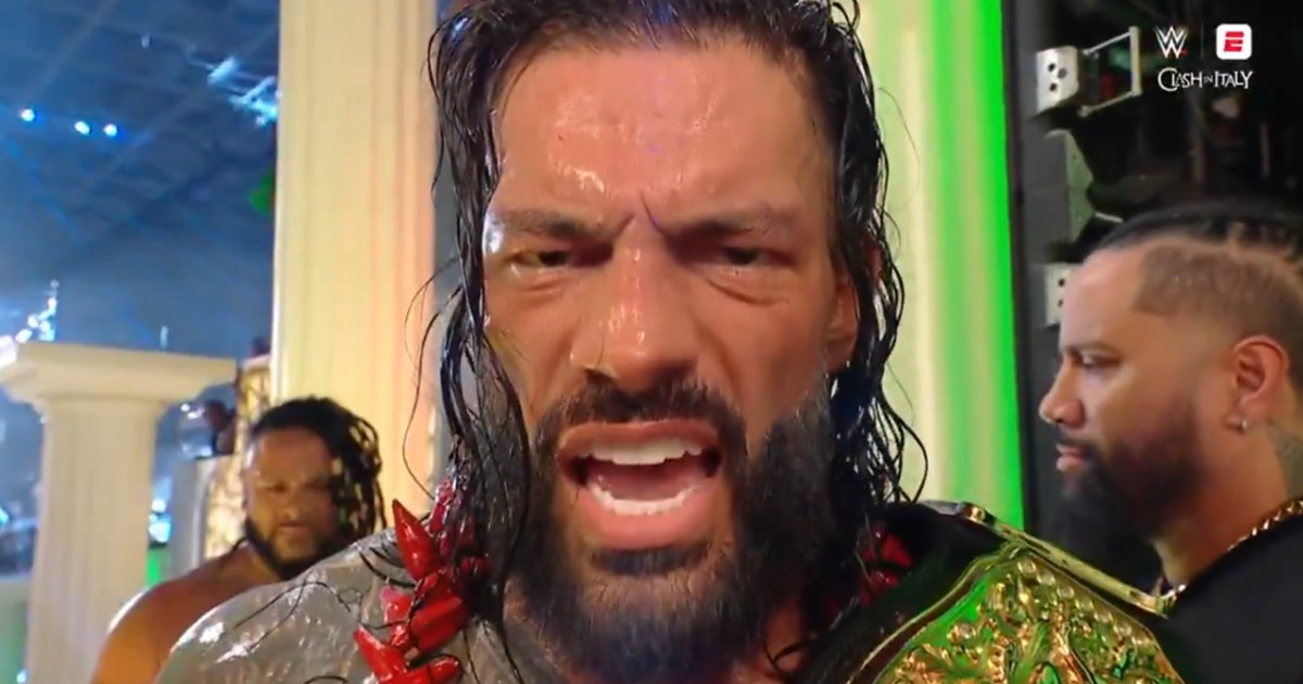 Roman Reigns teases next targets after tribal combat win at WWE Clash ...
