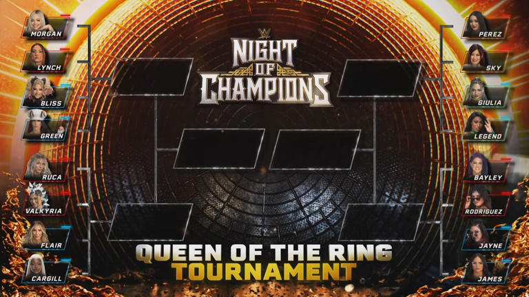 Here’s the WWE Queen of the Ring bracket, featuring a greedy Liv Morgan
