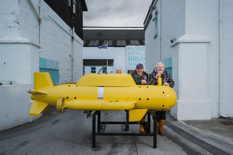 Mysterious yellow submarine discovered by two fisherman off Islay shore