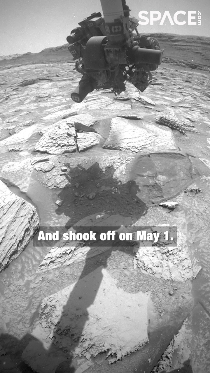 When the Mars rover got a 'pet rock'