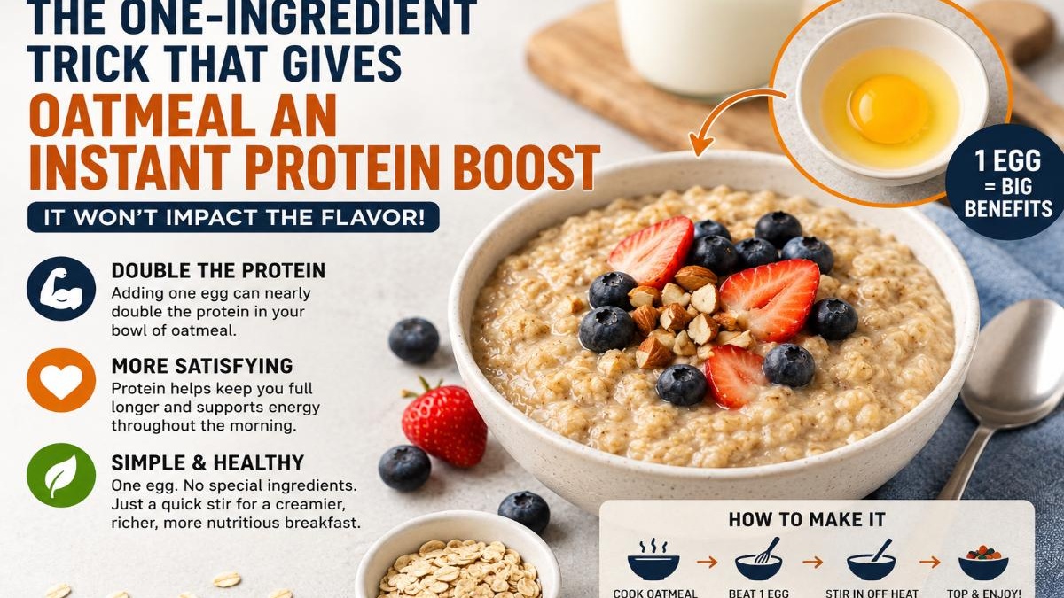 Want more protein at breakfast? This simple oatmeal trick could change ...
