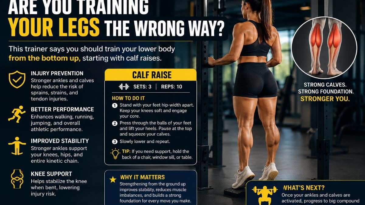 Are you training your legs the wrong way? This trainer says start from ...