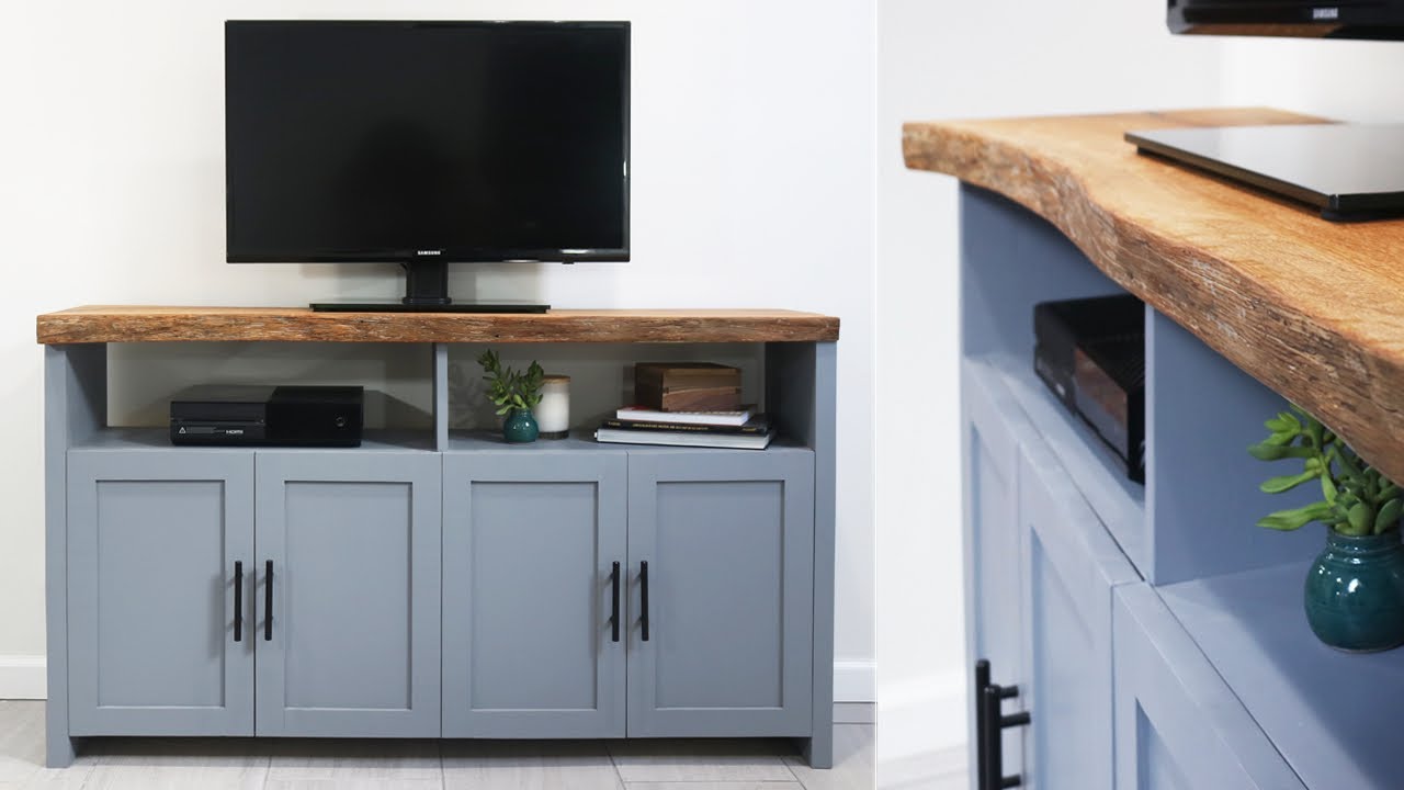 DIY live edge cabinet tutorial