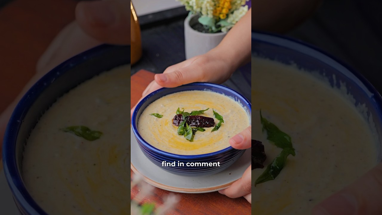 Quick South Indian kadhi and healthy roasted chickpeas for snacks