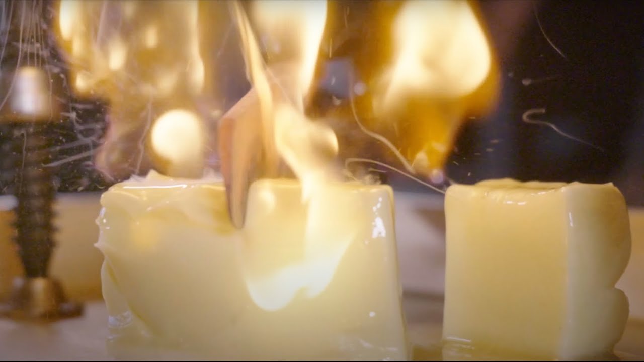 Why doesn't this hot knife cut butter?
