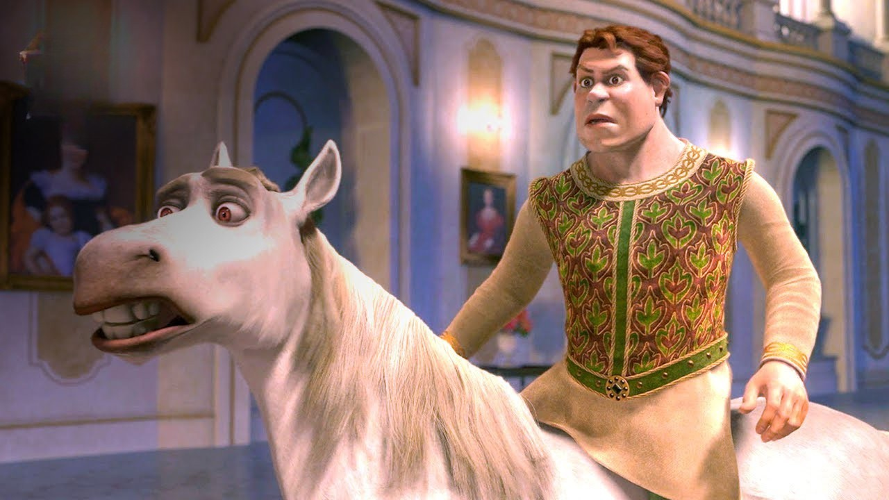 Holding out for a hero (full scene) Shrek 2