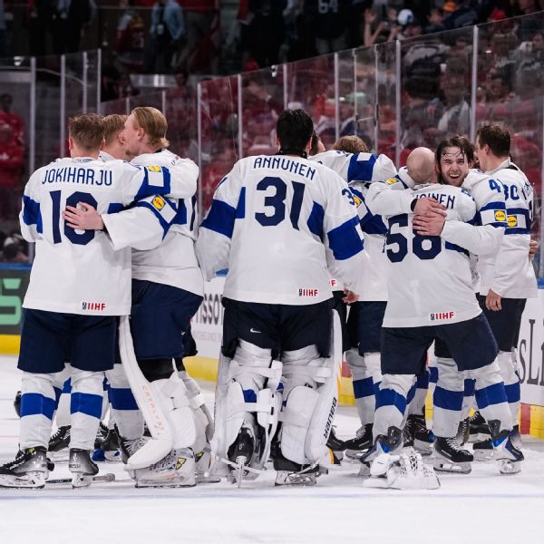 Konsta Helenius' goal gives Finland ice hockey world title