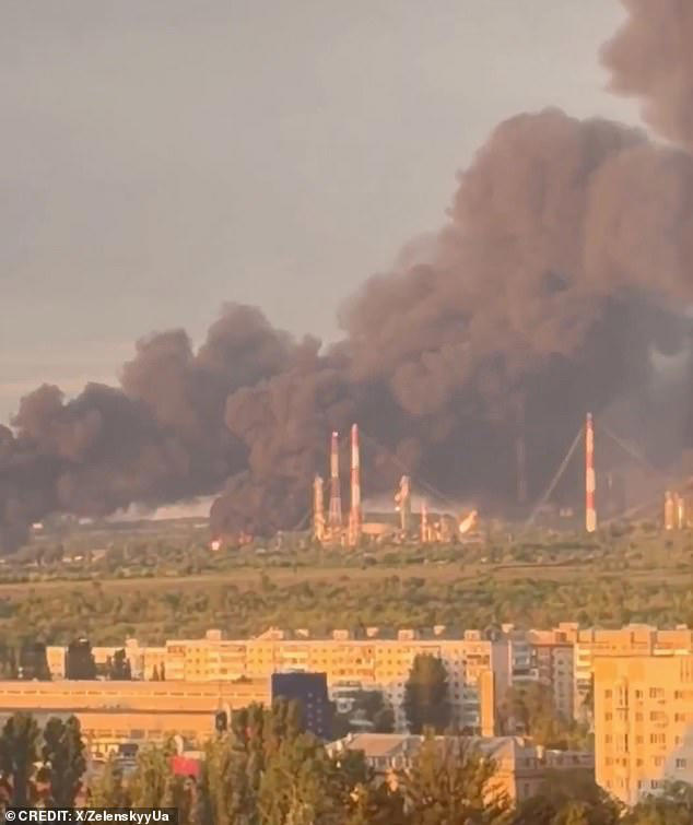 Ukrainian drones strike oil pumping station 800 miles into Russian ...