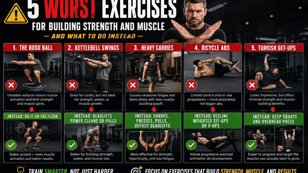 Are you wasting time in the gym? The 5 worst exercises for building ...