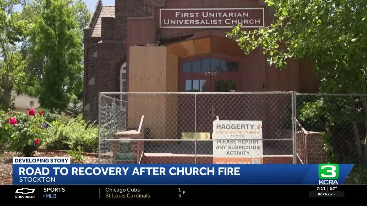 Fire damages historic Stockton church built in 1930