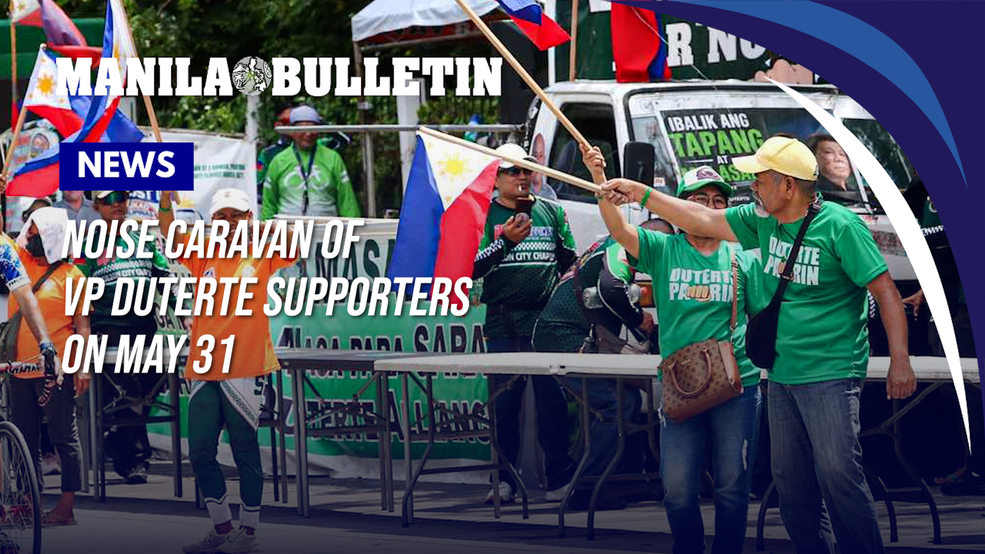 Noise caravan of VP Duterte supporters on May 31
