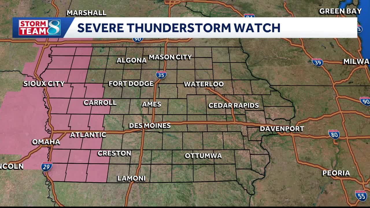 Iowa weather: Low storm chance before humidity drops