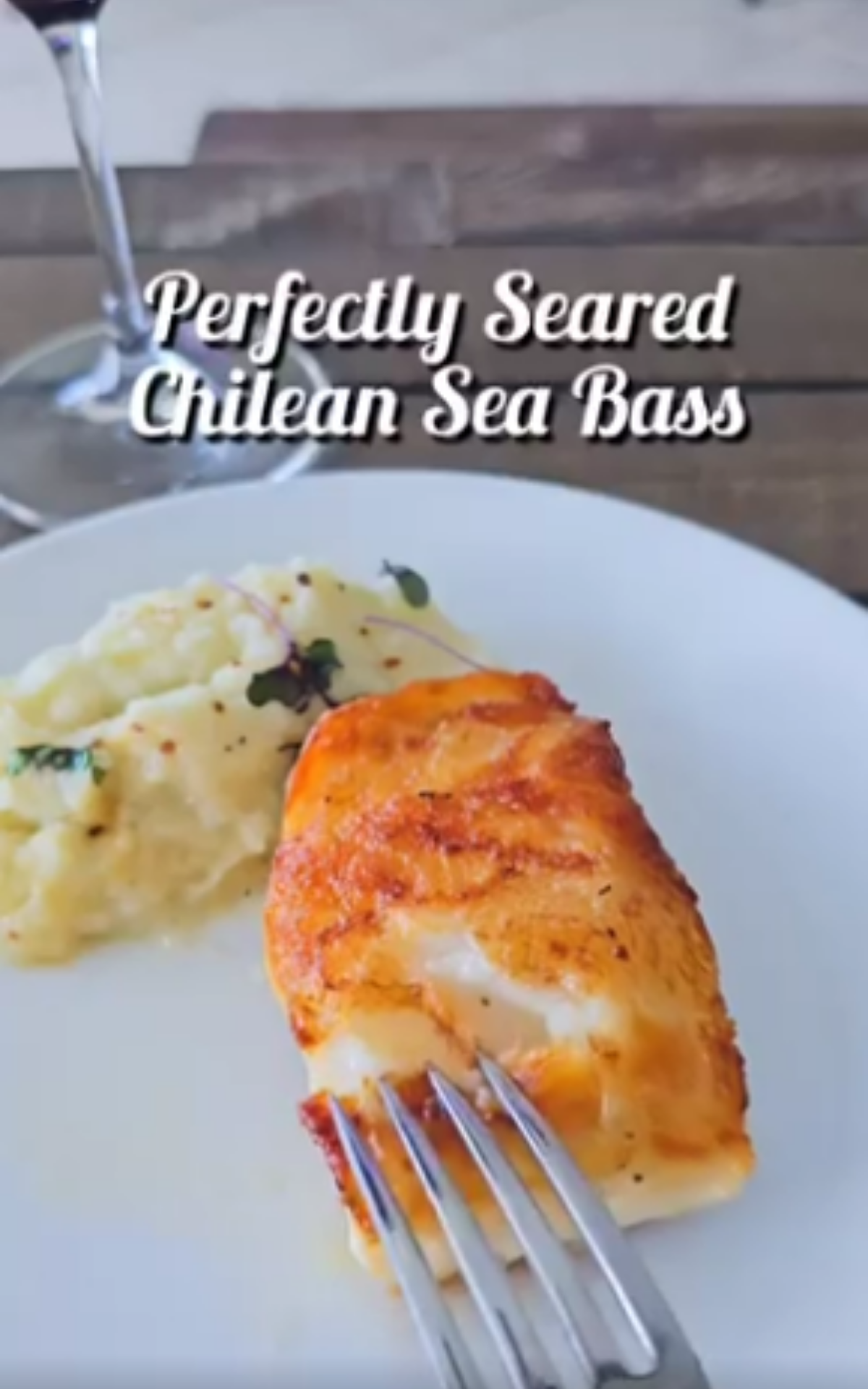 Pan-seared Chilean sea bass with garlic mashed cauliflower: Easy ...
