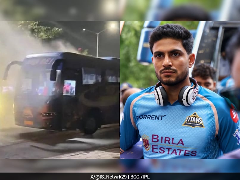 Gujarat Titans team bus catches fire after IPL 2026 final, players ...
