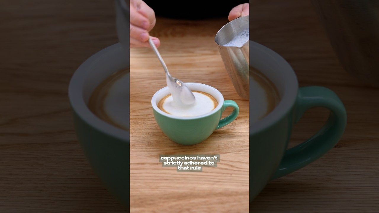 What a cappuccino actually is
