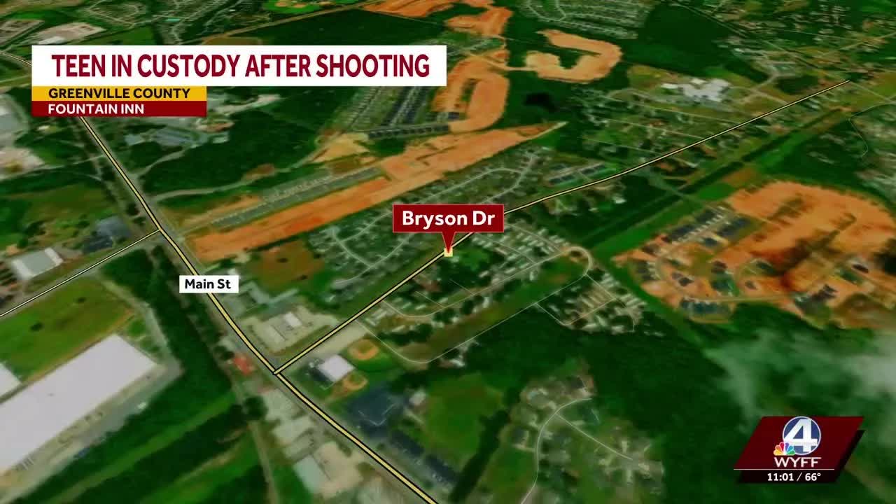 Teen in custody after man found with gunshot wounds at Greenville ...