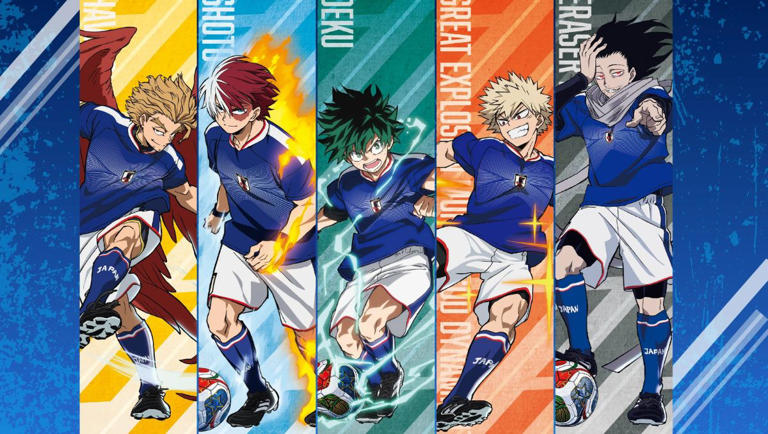 'My Hero Academia' y la selección japonesa lanzan una colaboración ...