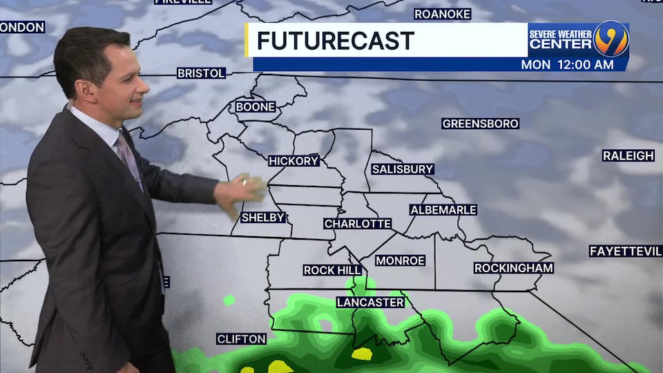 Sunday night's forecast with meteorologist Joe Puma