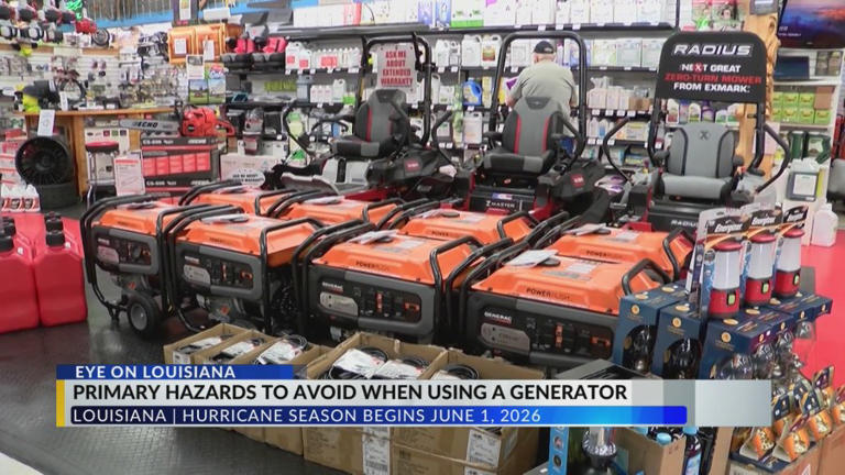 Generator safety to remember during hurricane season